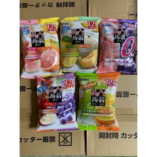 Orihiro fruit jelly 12 packs 240g Japan date December 2024 | Shopee ...