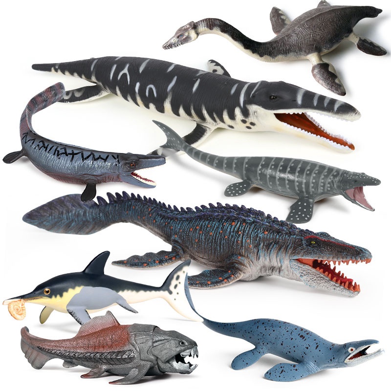 Jurassic Dinosaur Mosasaurus Plesiosaur Ancient Sea Animal Kids Early ...