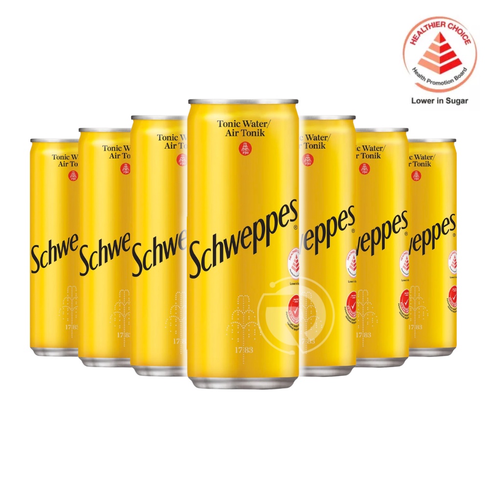 Schweppes Tonic Water Carton (320ml x 24 Cans) | Shopee Singapore