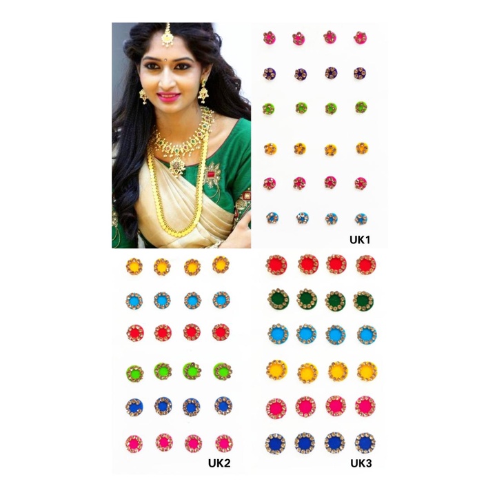 BINDI TEMPEL/BINDI GEMS/DAH INDIAN DECORATION | Shopee Singapore