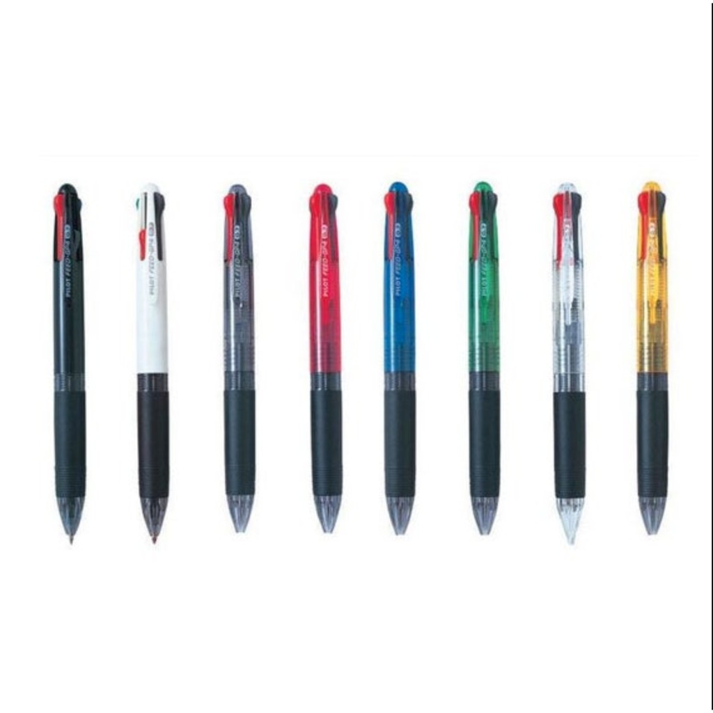 PILOT Feed Gp4 4-Color Ball Pen ( Bundle of 3 ) | Shopee Singapore