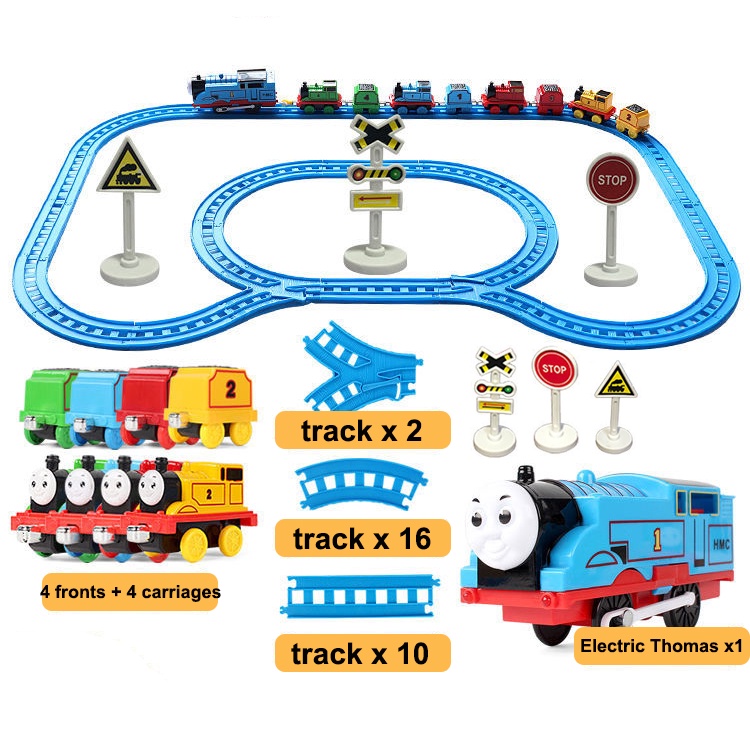 40pcs Thomas and Friends Train Set with Metal Cars Tracks Set Alloy ...