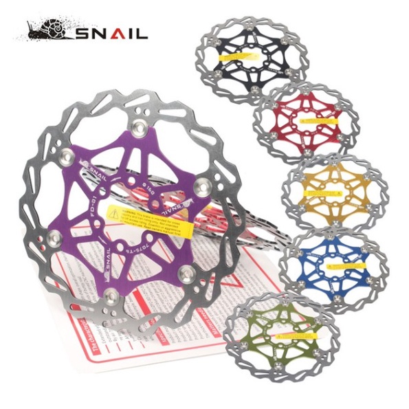 [SG SELLER] SNAIL Mountain Bike Float Floating Disc 160MM with Screws ...
