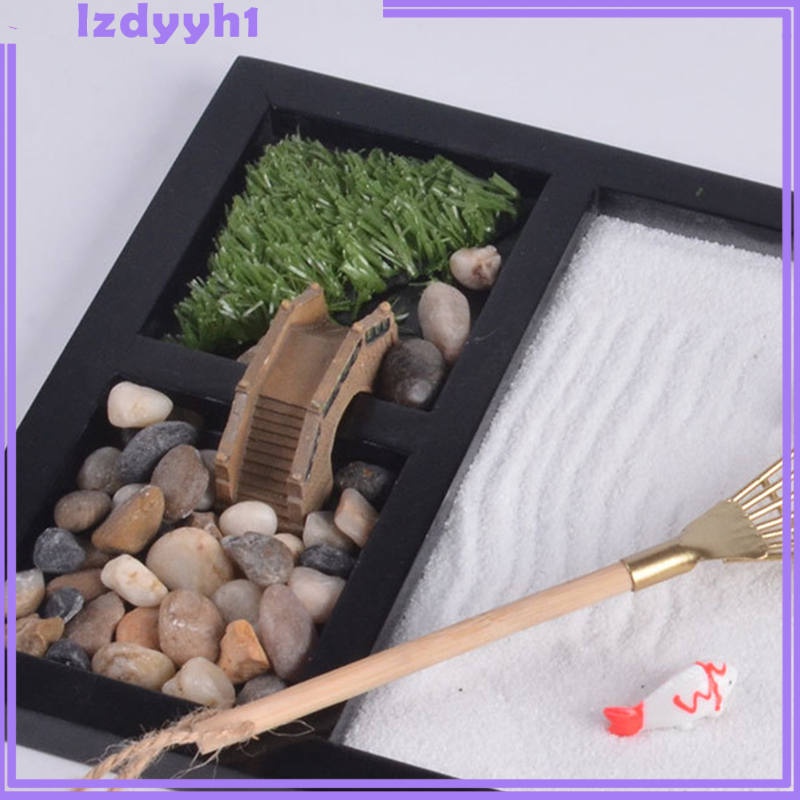 JoyDIY Japanese Garden for Desk Office Table Mini Sand Garden | Shopee ...