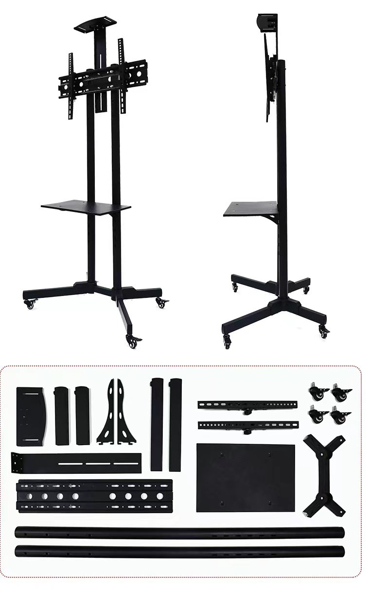 （SG Ready stock）Ayuqi--32-75 Inch Mobile Floor-standing TV Stand LCD TV ...