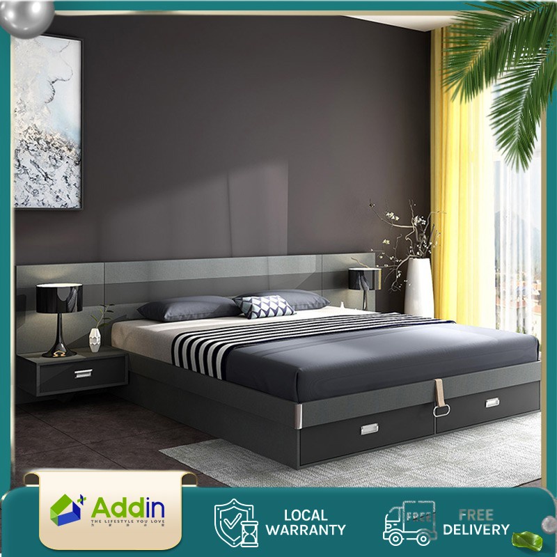 （FREE INSTALLATION) [PRE-ORDER] Lehto Storage Bed - BF0198ZJ * | Shopee ...