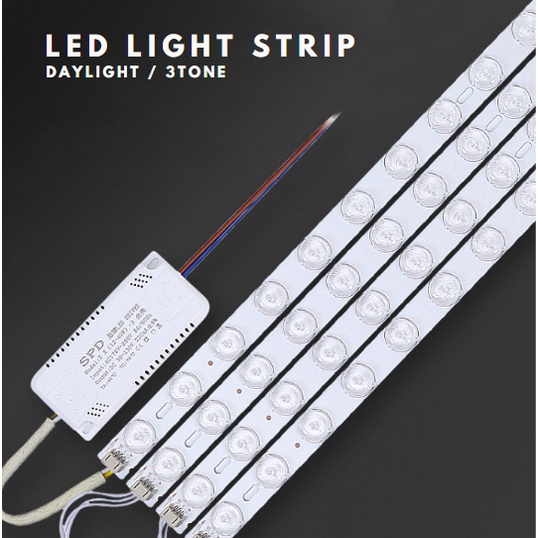 LED Ceiling Light Long Magnetic LED Strip Easy Replacement 48w 72w ...