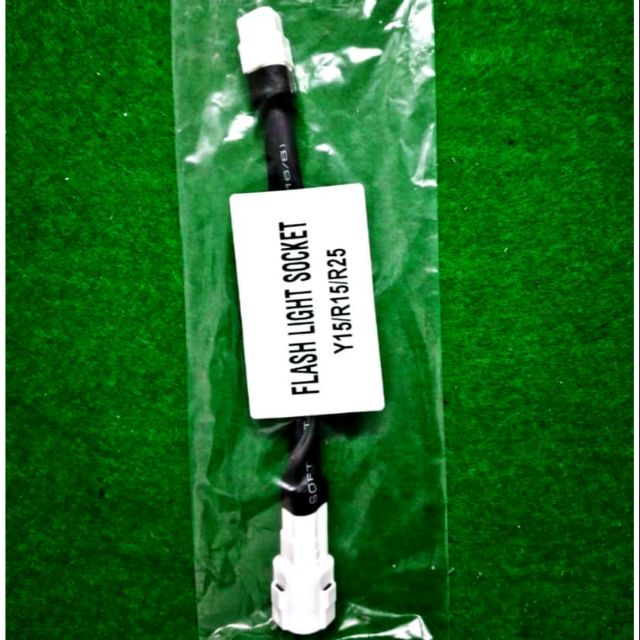 FLASH LIGHT SOCKET Y15ZR R15 R25 Y16ZR NVX MT07 STROBE LIGHT CABLE Y15 ...