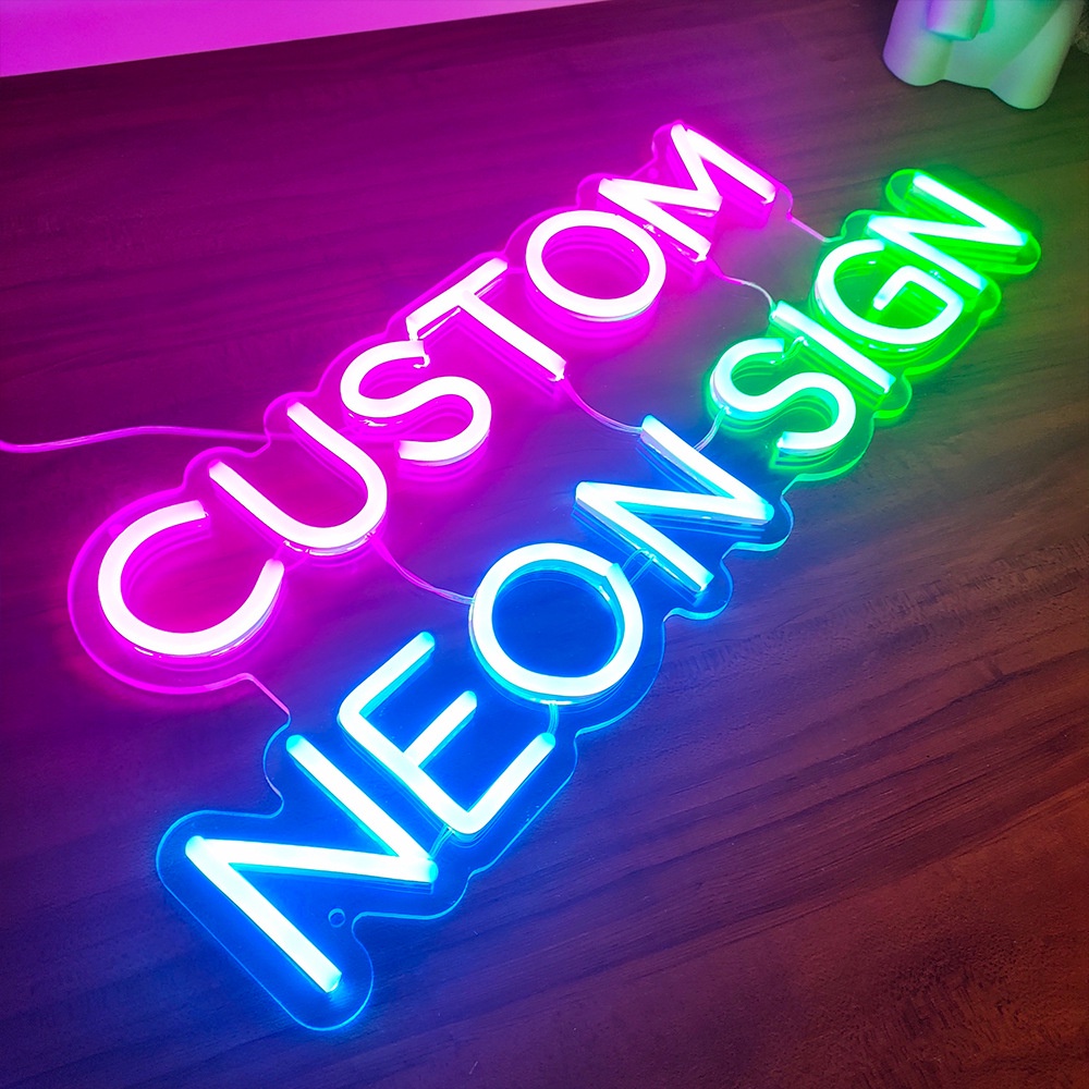 Custom Wedding LED Neon Signs Personalized Gifts Wall Decor Light Up ...