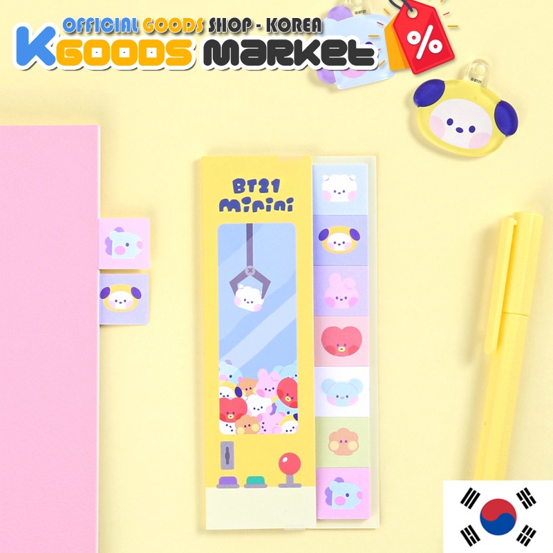 BTS BT21 STICKY INDEX Monopoly Official Goods | Shopee Singapore