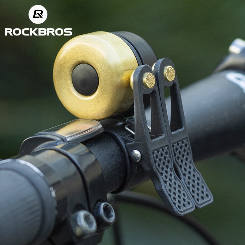ROCKBROS Bicycle Bell Handlebar Ultralight Copper Alloy Horn Classical ...