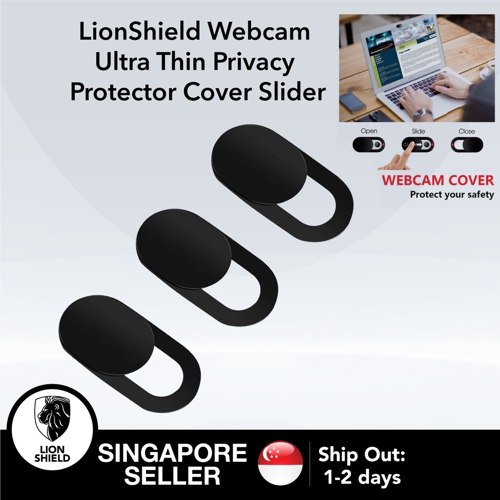 (SG) LionShield Webcam Ultra Thin Privacy Protector Cover Slider - 0.3 ...