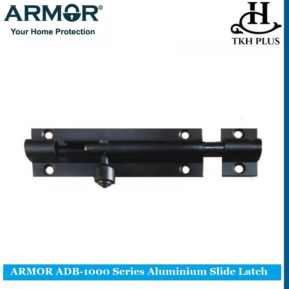 ARMOR ADB-1000 Series Aluminium Slide Latch Lock Barrel Bolt Latch ...