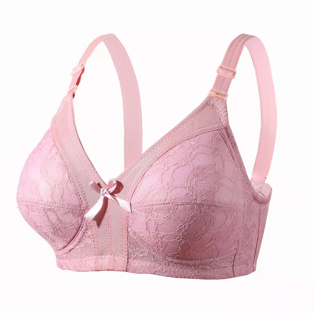 Non-wired Bra Lace Bra Size 38-46 Cup B C No Wire Bras Big Size No Iron ...