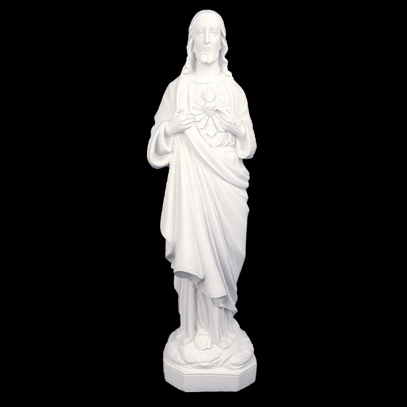 PUTIH Spiritual Statue Of Jesus Holy Heart Jesus Christ 40cm White ...