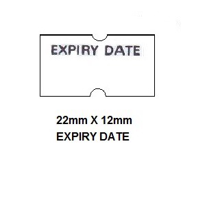 20,000pcs EXPIRY DATE - Date/Price Tag label for Single Line Labeller ...