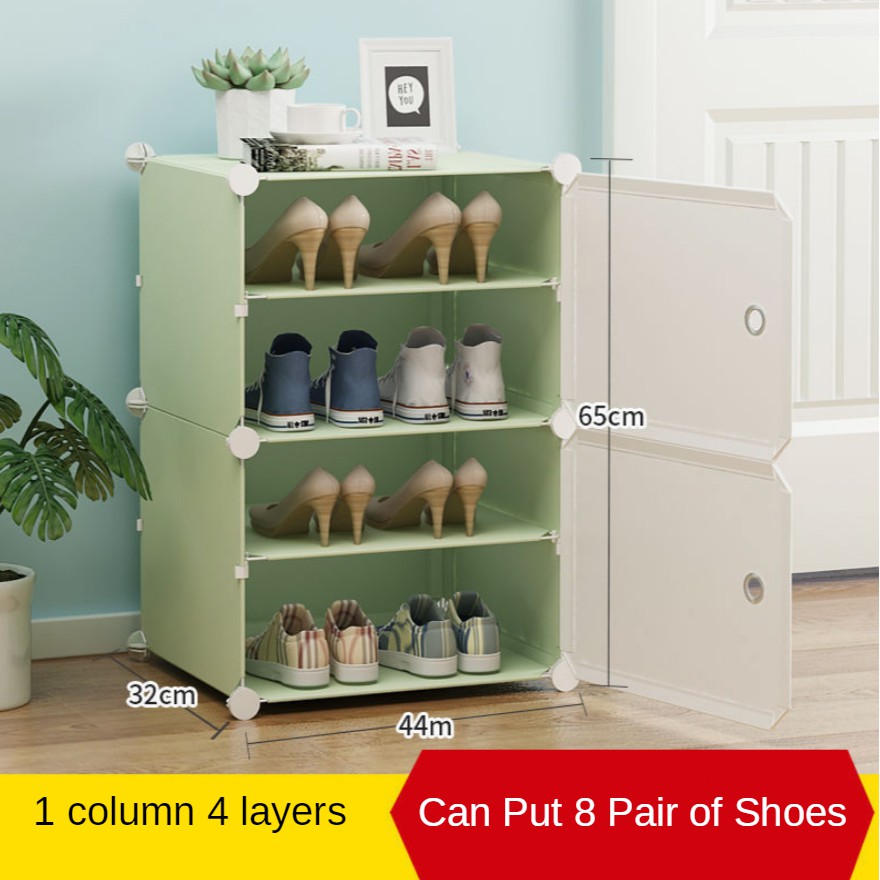 Plastic shoe cabinet shoes rack outdoor Simple household multi-Layer ...