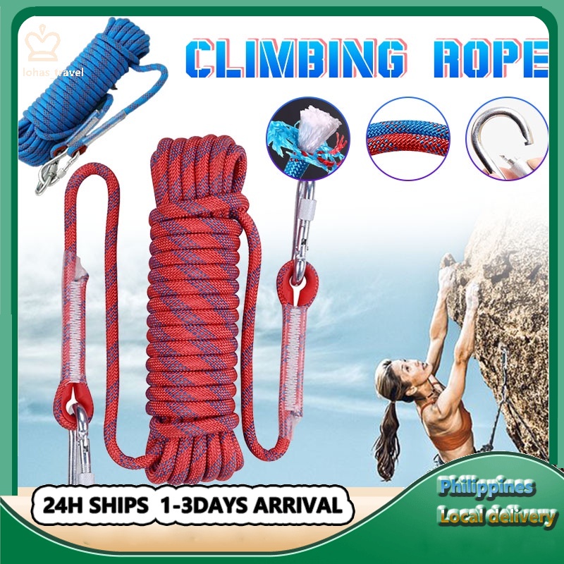 Climbing / Hiking Utility Rope Safety Rescue Fire Rescue Rope Utility Rope With 2 Climbing ...