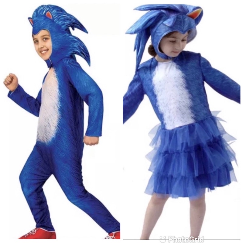 Sonic costume boy & girl | Boy sonic Costume | Girls sonic Costume ...