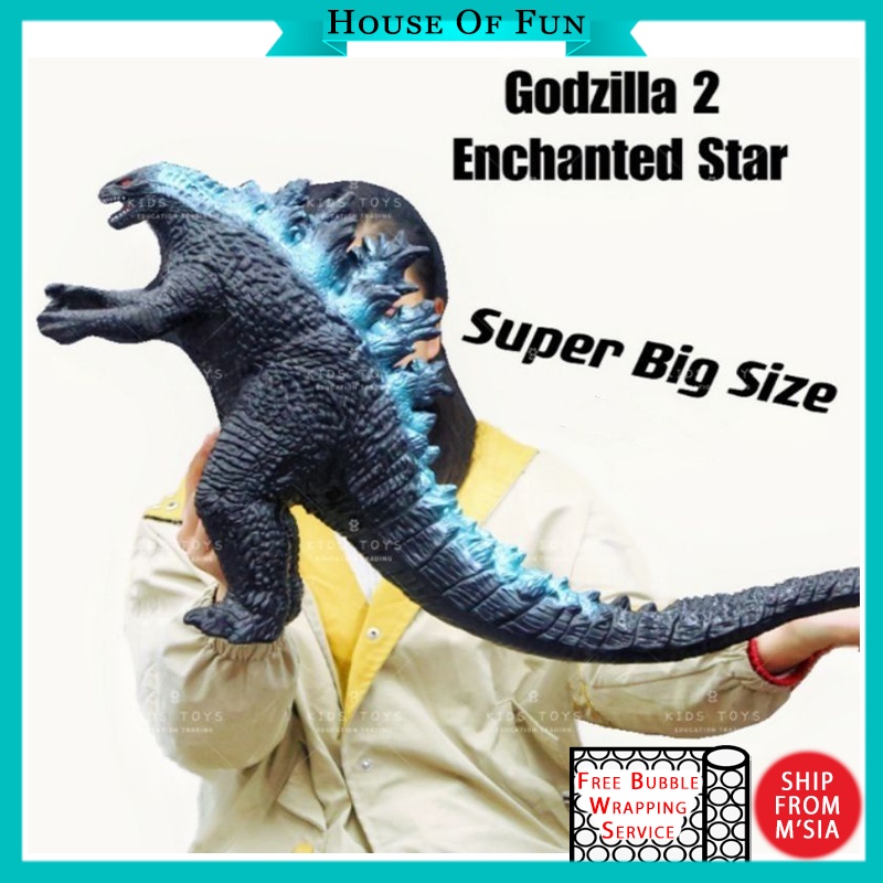 Restock Super Big Size King Kong Long Godzilla 2 Enchanted Hard Rubber ...