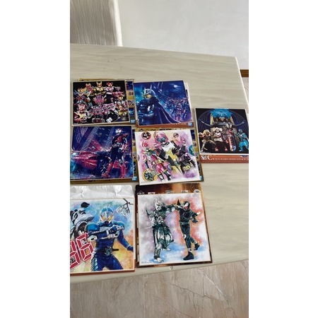 kamen rider kuji shikishi artwork artboard display poster | Shopee ...