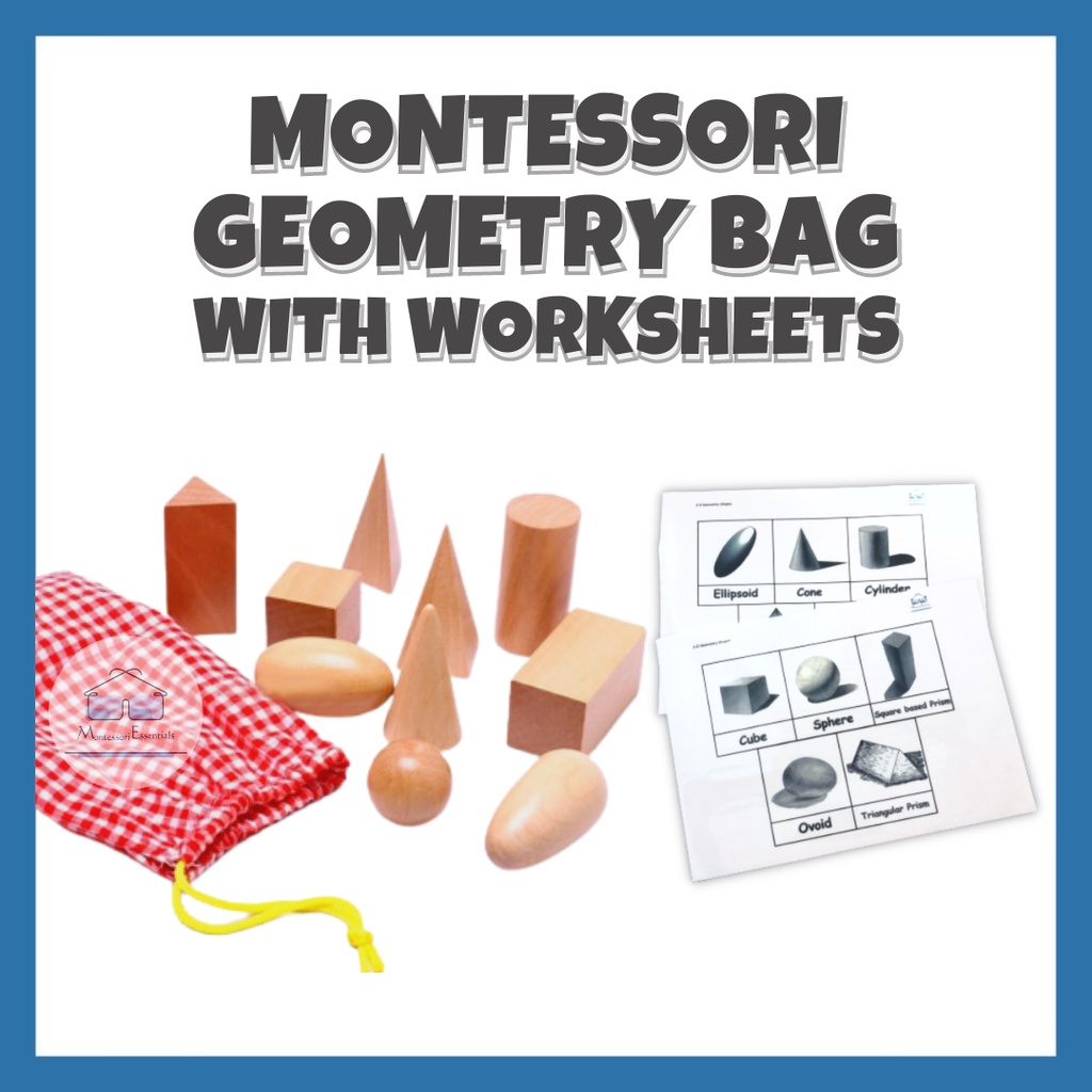 Montessori Mystery Geometry Bag Package | Shopee Singapore