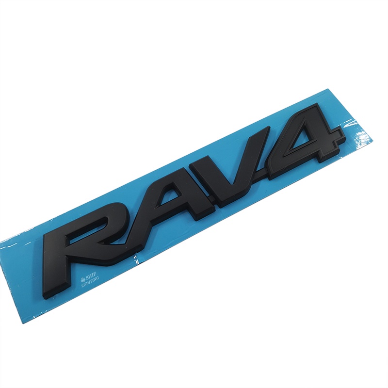 1 x ABS RAV4 Letter Logo Car Auto Decorative Side Rear Emblem Badge ...