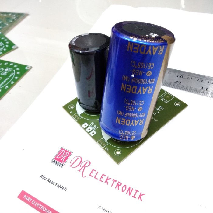 Pcb Power Supply PS 2 Two Capacitors elco Large elco Capacitor 10000uf ...