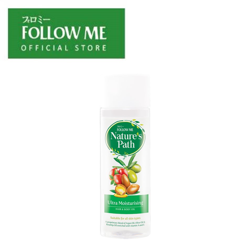 FOLLOW ME NATURE'S PATH ULTRA MOISTURISING HAIR & BODY OIL | Shopee ...