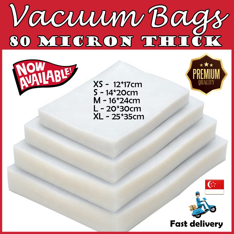 Premium Vacuum Bag 80 micron thick | Smooth type | not textured type ...