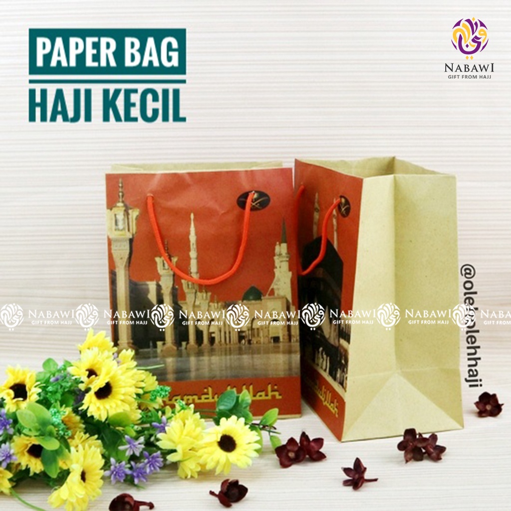 Hajj Paper Bag/Paper Bag/totebag/Small Hajj Souvenir 20pcs/hajj Umrah ...