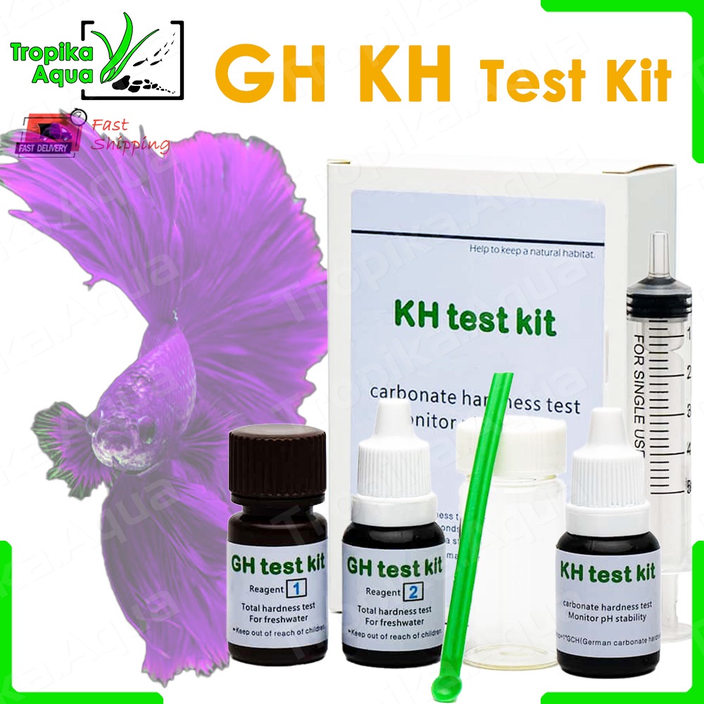 GH KH Test Kit - General Hardness Carbonate Hardness Aquarium water ...
