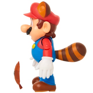 Super Mario 4-inch Racoon Mario with Super Leaf Articulated and ...