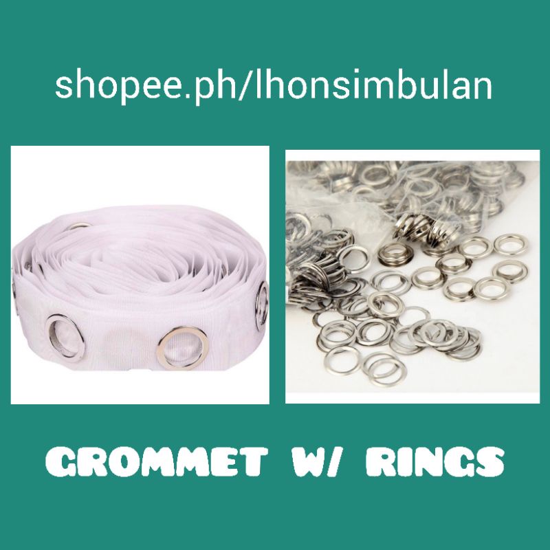 GROMMET RING SET - PER ROLL ( GOLD & SILVER ) | Shopee Singapore