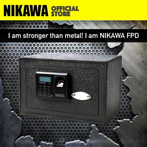 NIKAWA Fingerprint Security Safe Box | Shopee Singapore