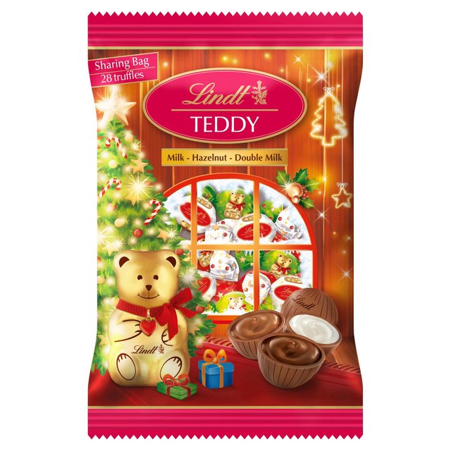 Lindt Teddy Milk Chocolate Mini Truffles Sharing Bag 145g | Shopee ...