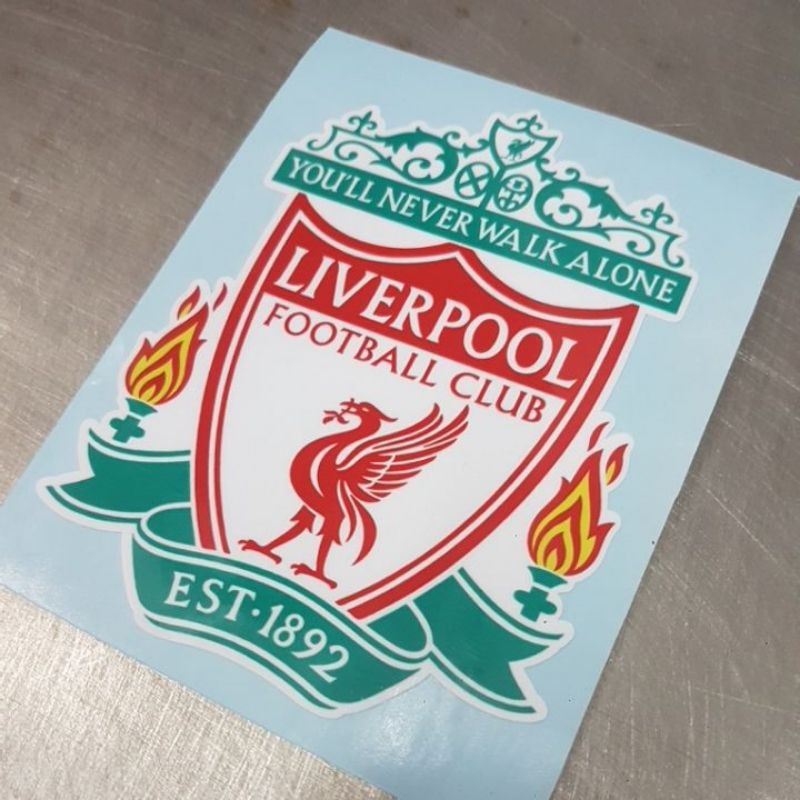 Liverpool vinyl sticker (12cm height ratio) | Shopee Singapore