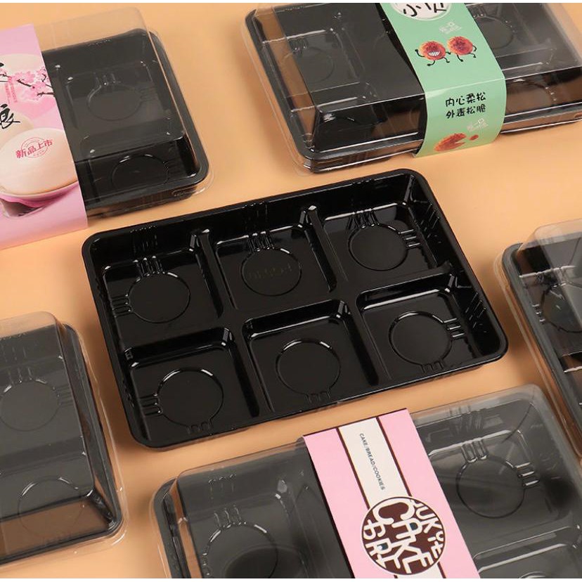 ★Ready Stock★ 20pcs Mooncake Box Pastry Box Mooncake Tray Cake Box With ...