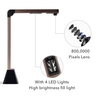 iOCHOW S1 A3 Multi-Language 8MP OCR Visualizer for Office and Education ...