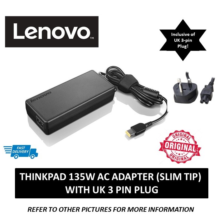 135w Slim Tip New 135W 20V 6.75A ADL135SDC3A Slim Tip AC Adapter For