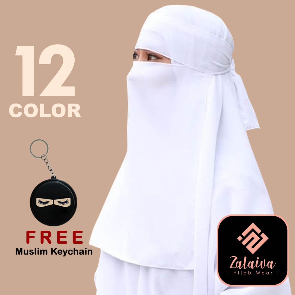 PUTIH 2 Layer White Ninja Bandana Veil Without Seams There are 12 Other ...