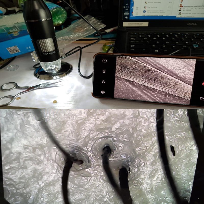 HD Microscope 1600X Magnification Upgrade WiFi Digital Microscope With ...