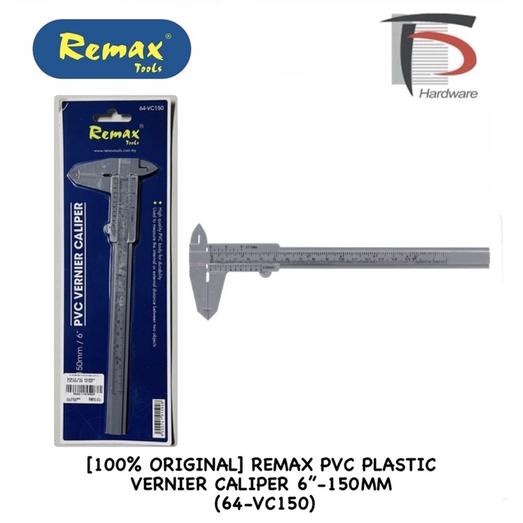 REMAX PVC PLASTIC VERNIER CALIPER 6”-150MM (64-VC150) | Shopee Singapore