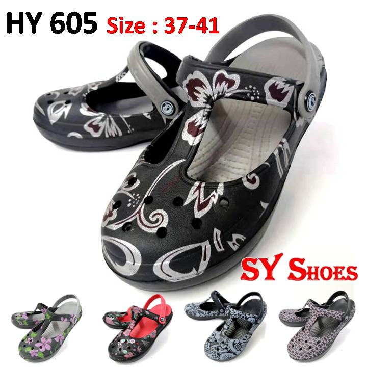 (SY Shoes) Women (37-41) Clogs Mules Sandals Shoes/ EVA Jelly Shoes (HY ...