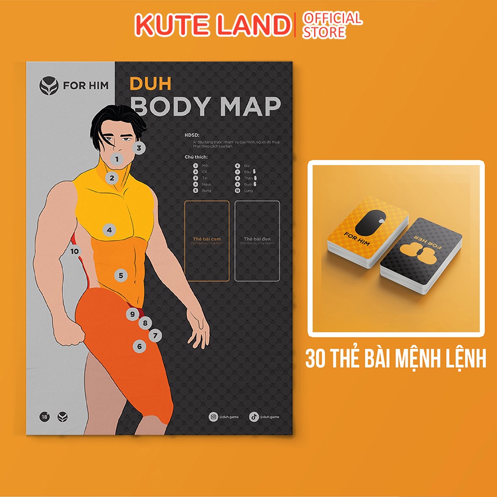 [Cover Name] Map Men'S Body Game Table For bag Pairs Of Bodies Discovery Male Body With 30 Love ...