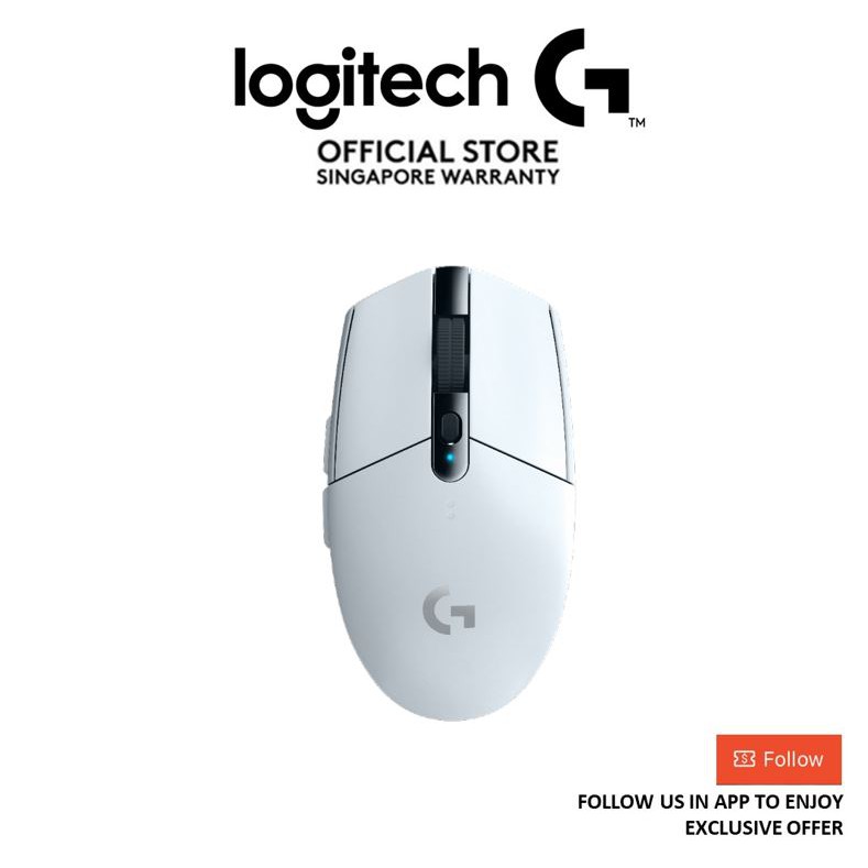 Logitech G304 LIGHTSPEED Wireless Gaming Mouse, Hero 12K Sensor, 12,000 ...