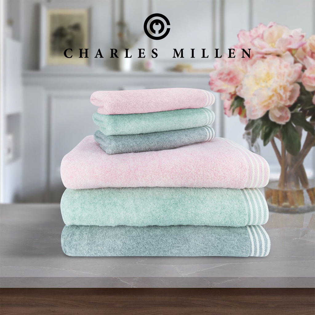 2 pcs Charles Millen Signature Collection Air Fluff Series Gabbro Bath ...