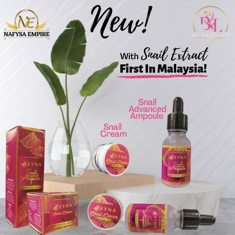 Beyna Legacy with Snail Extract ( Ampoule+cream) | Shopee Singapore