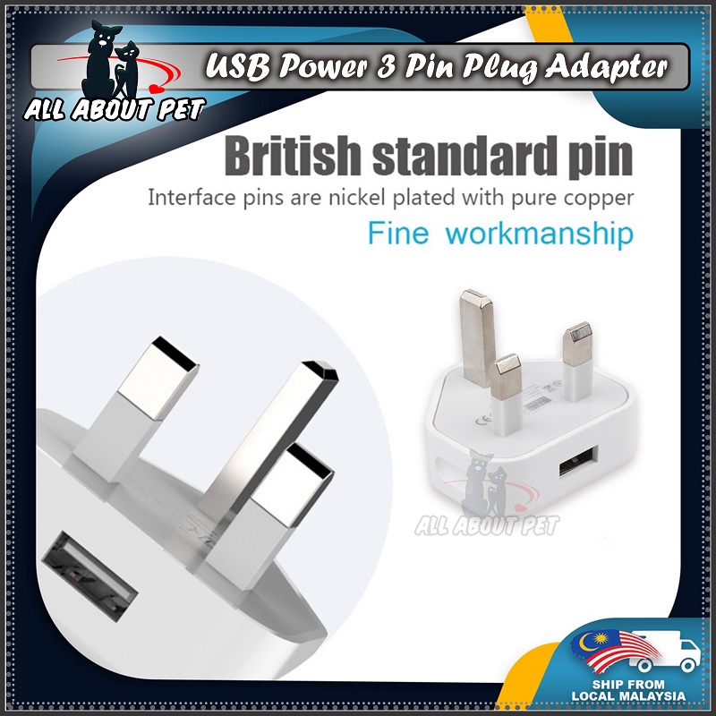 USB Power 3 Pin Plug Adapter (5V/1A) | Shopee Singapore