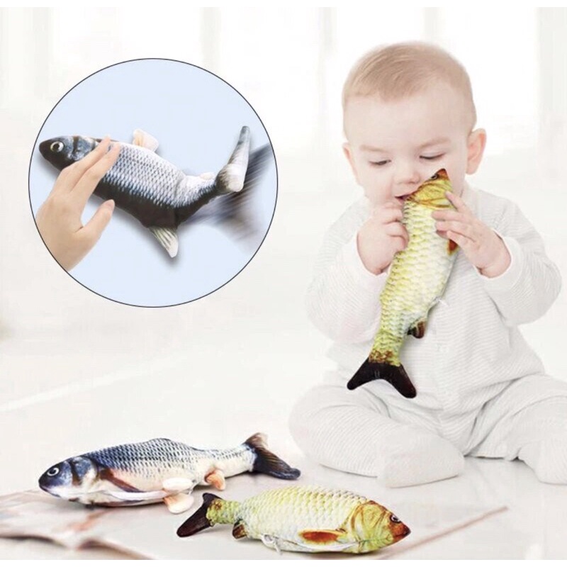 Fish Motion Toy Baby Toy Fish Motion Clap Sleeping Children Doll Fish ...